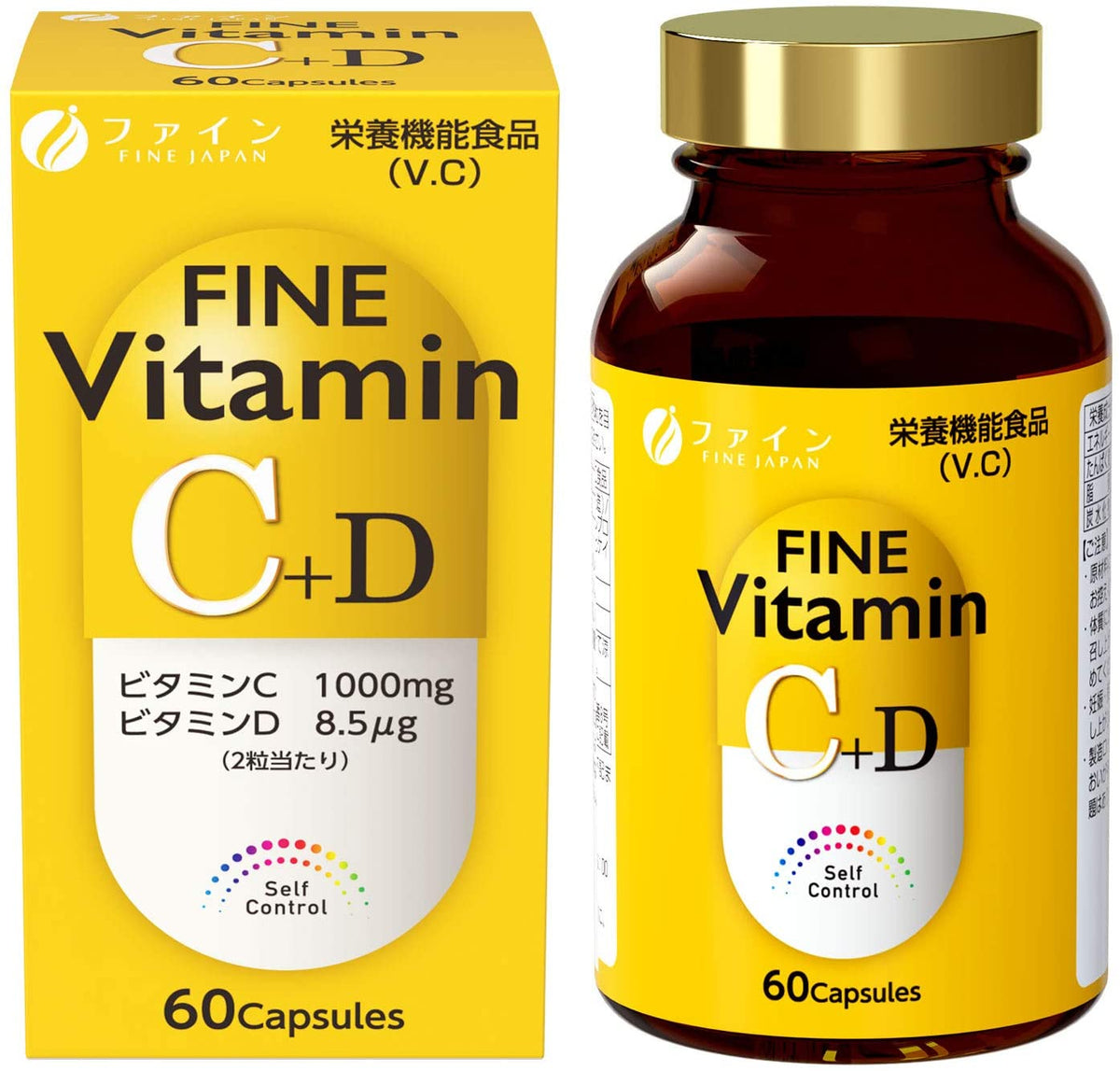 Vitamin C+D Capsules – Fine USA