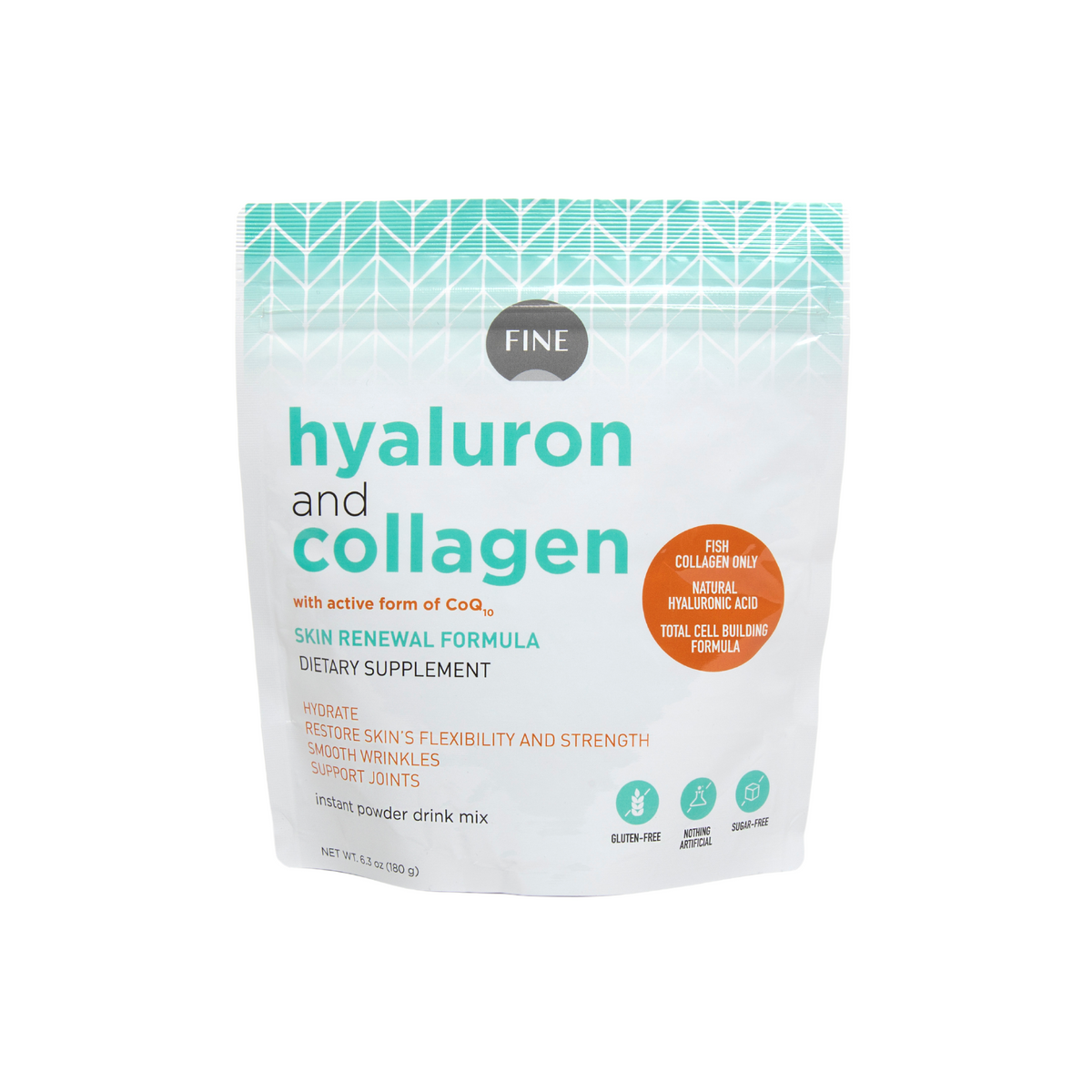 Fine USA Hyaluron & Collagen Powder with CoQ10 | Beauty from Within